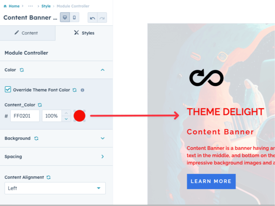 Content Utility Banner Module by www.freelopers.com
