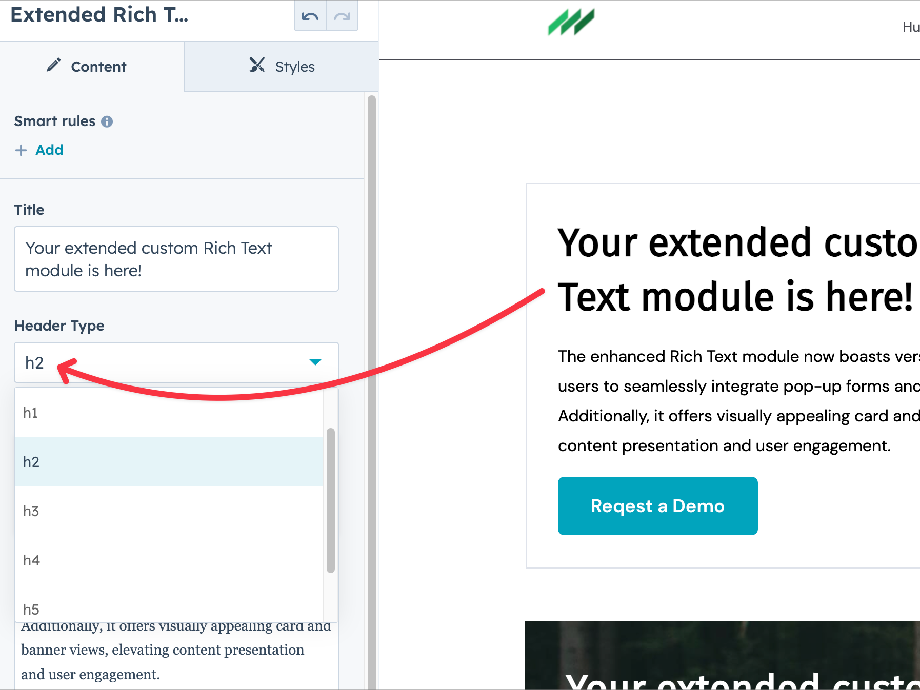 Extended Rich Text Module by www.freelopers.com