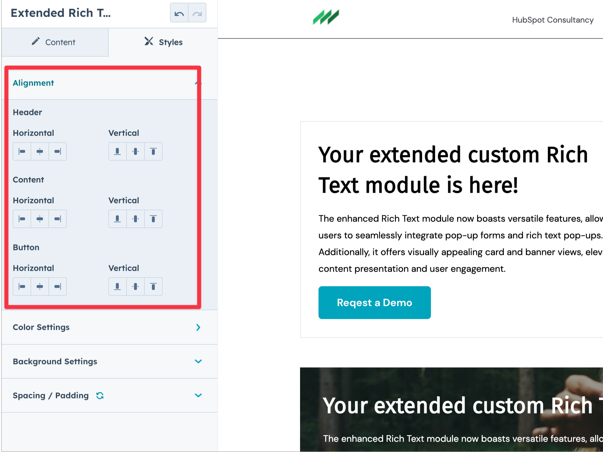 Extended Rich Text Module by www.freelopers.com